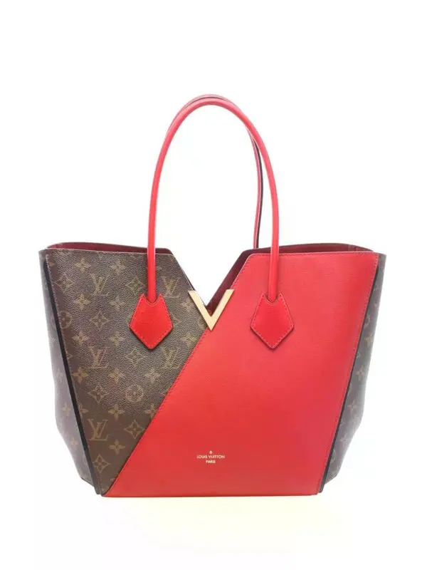 LOUIS VUITTON 2015 Monogram Kimono Mm Tote Bag - Brown