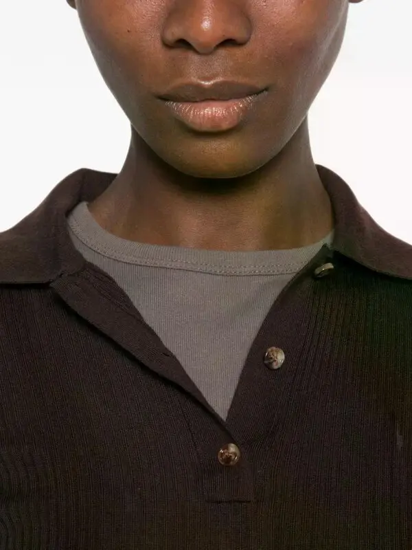 JCSOPHIE Pisa Ribbed-knit Polo