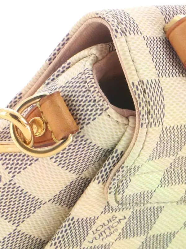 LOUIS VUITTON Croisette Handbag Damier Crossbody Bag - White