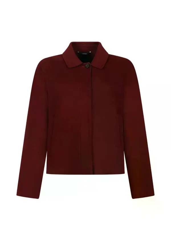 Max Mara Button-fastening Collared Jacket - Red