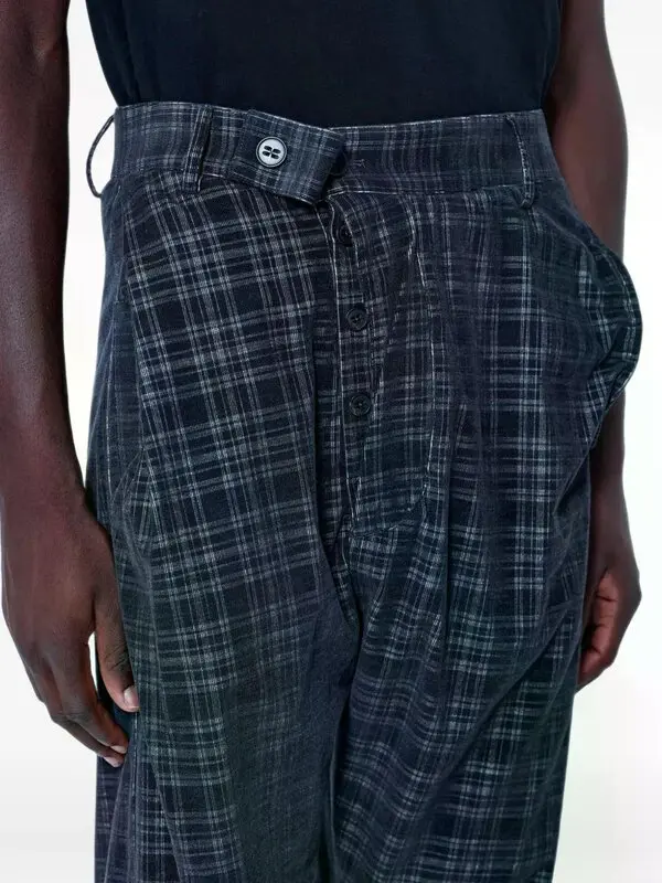 VIVIENNE WESTWOOD Drunken Checked Trousers