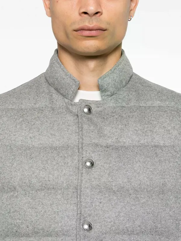 Eleventy Quilted High-neck Gilet