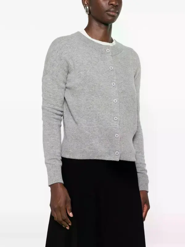 LE PETIT PULLE Button-up Crew-neck Cardigan