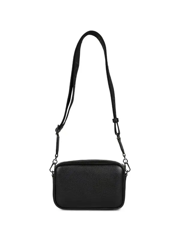 Loewe Pebble Grain Leather Messenger Bag - Black