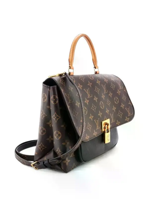 LOUIS VUITTON Marignan Handbag Monogram Canvas With Leather Shoulder Bag