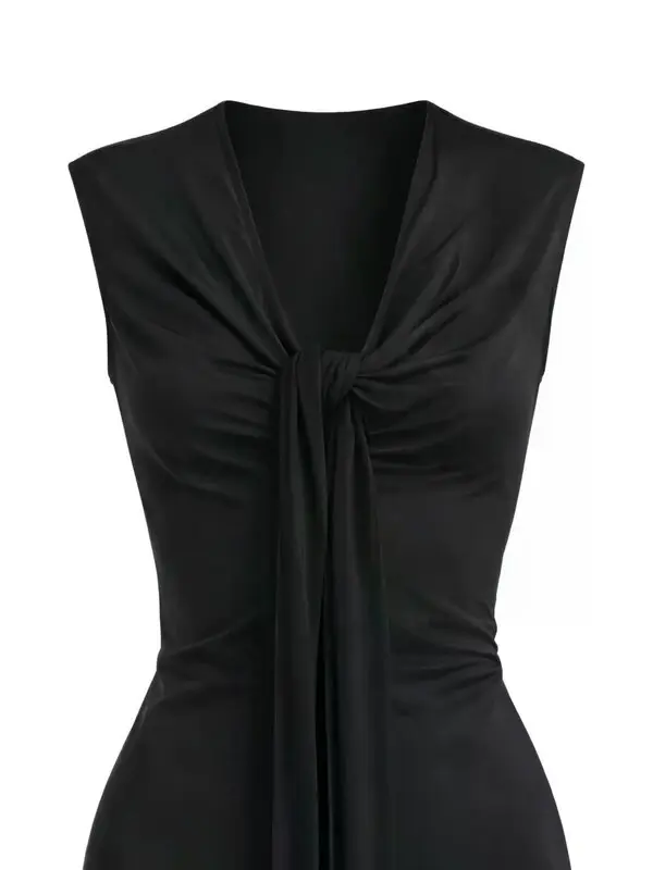 Max Mara Fennec Knot Detail Bodysuit