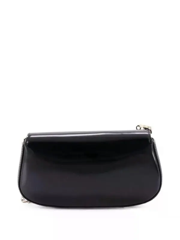 Gucci Bamboo Night Chain Leather Small Clutch Bag