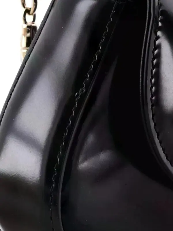 Gucci Bamboo Night Chain Leather Small Clutch Bag