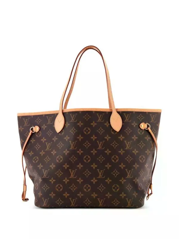LOUIS VUITTON Neverfull Monogram Canvas Tote Bag - Brown