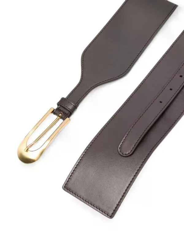 Eleventy Buckle-fastening Wide-strap Belt