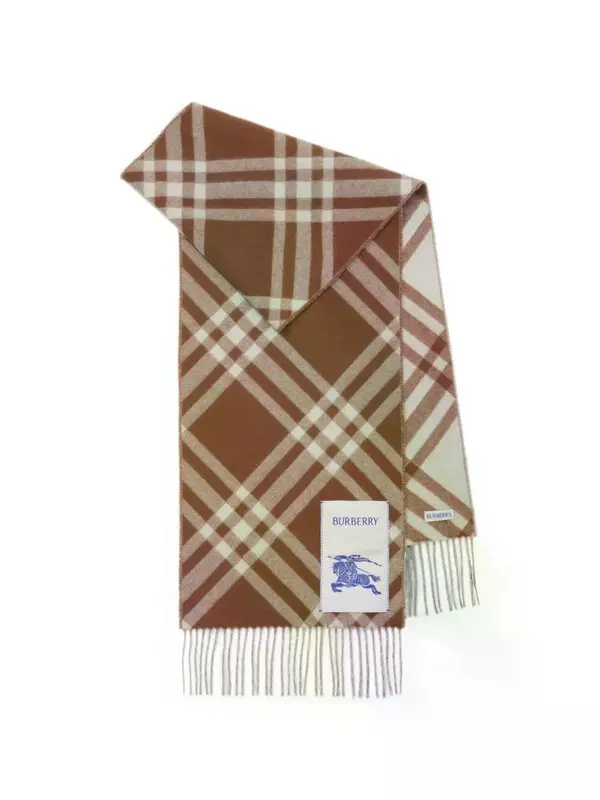 Burberry Check Cashmere Scarf