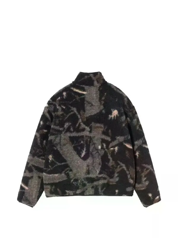 Carhartt Work In Progress Elliot Fleece-texture Graphic-print Sweatshirt