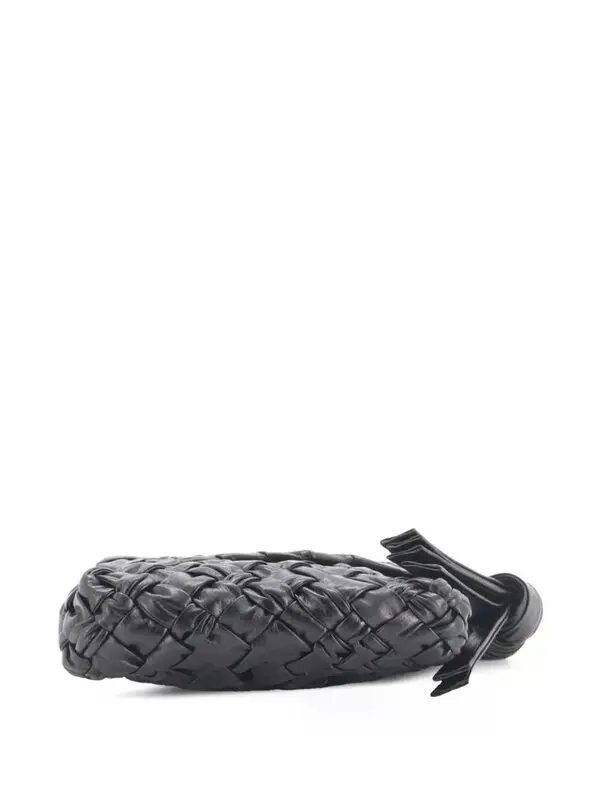 Bottega Veneta Kalimero Citta Intrecciato Plisse Leather Shoulder Bag