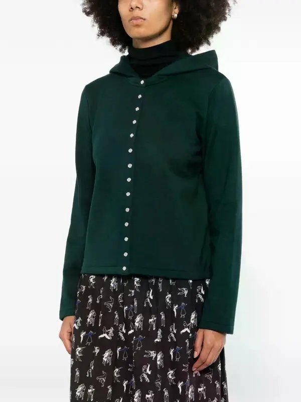 AGNES B. Snap Hoodie