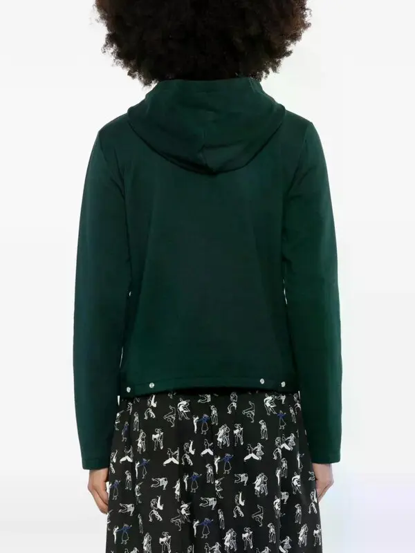 AGNES B. Snap Hoodie