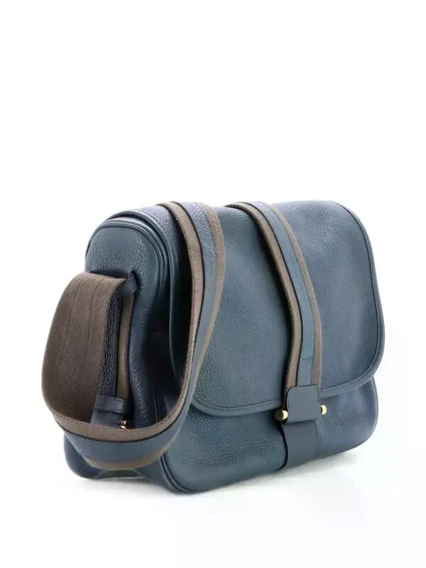 Hermès Bourlingue Messenger Bag Clemence Crossbody Bag - Blue