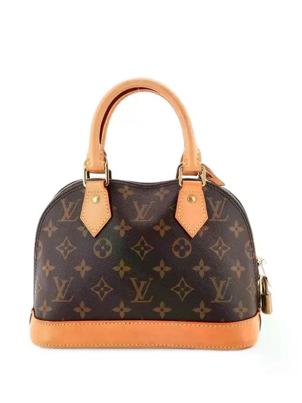 LOUIS VUITTON Alma Handbag Monogram Canvas Bb Crossbody Bag - Brown