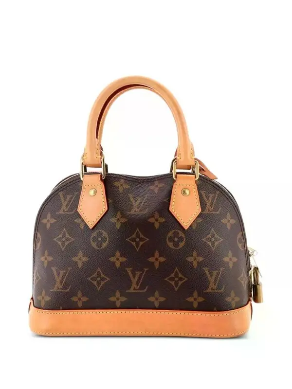 LOUIS VUITTON Alma Monogram Canvas Bb Crossbody Bag