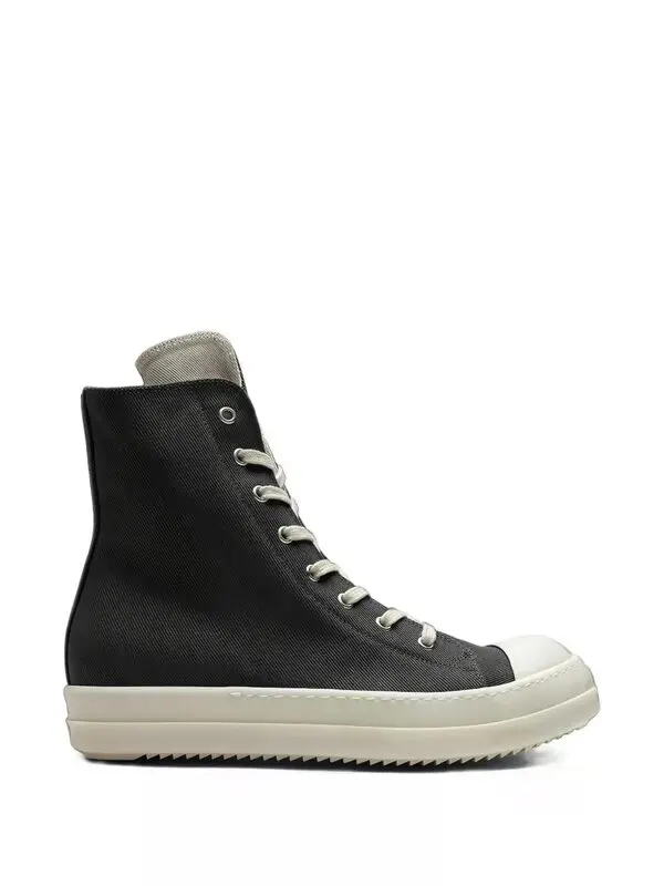 Rick Owens Hollywood High Sneakers - Black