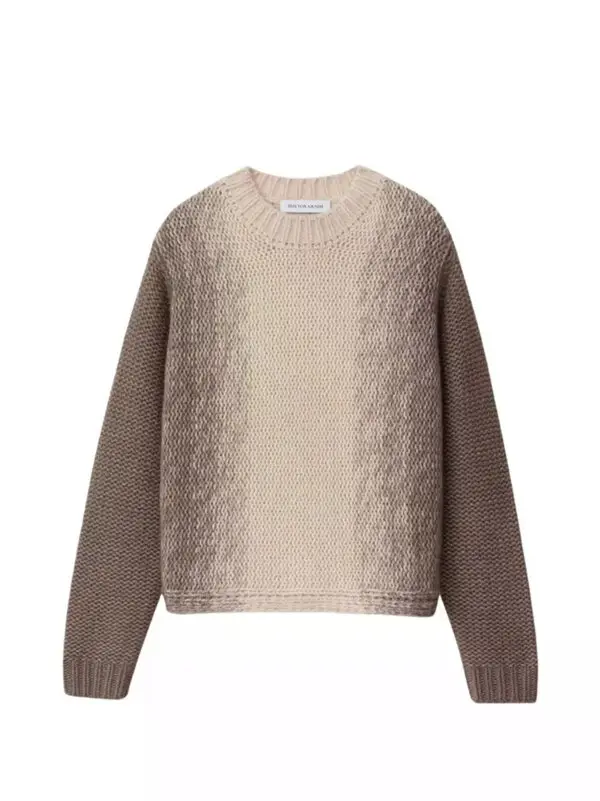 Iris Von Arnim Jubilea Degradé Plain-knit Sweater
