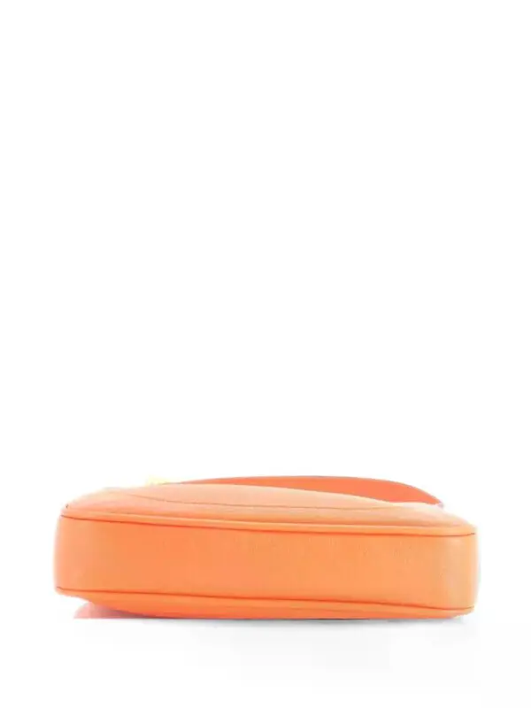 Gucci Aphrodite Leather Mini Shoulder Bag - Orange