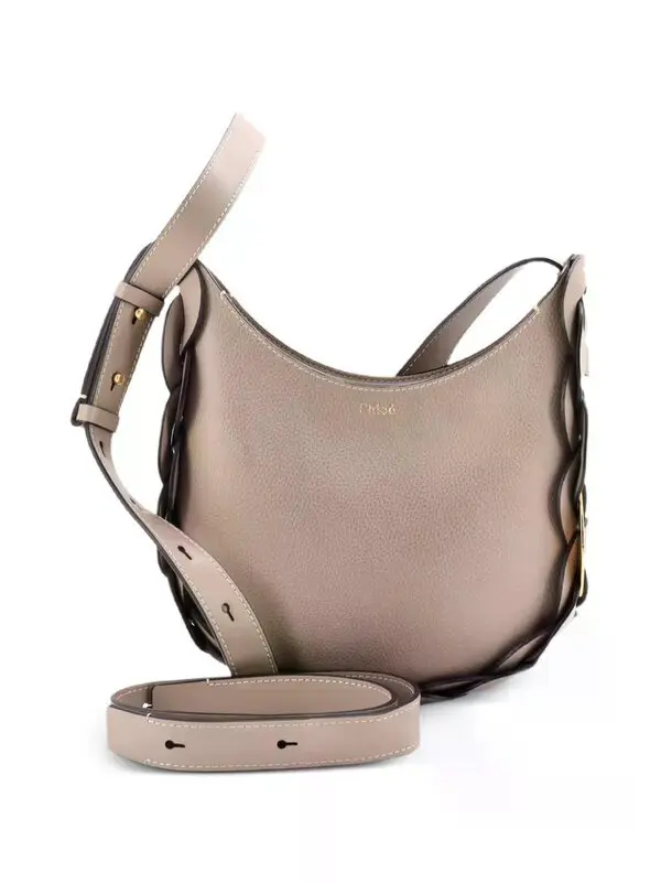 Chloé Darryl Leather Small Hobo Bag - Neutrals