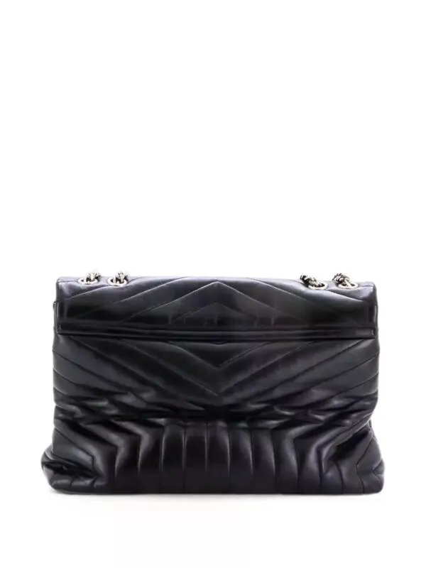 Saint Laurent Loulou Matelasse Chevron Leather Large Shoulder Bag