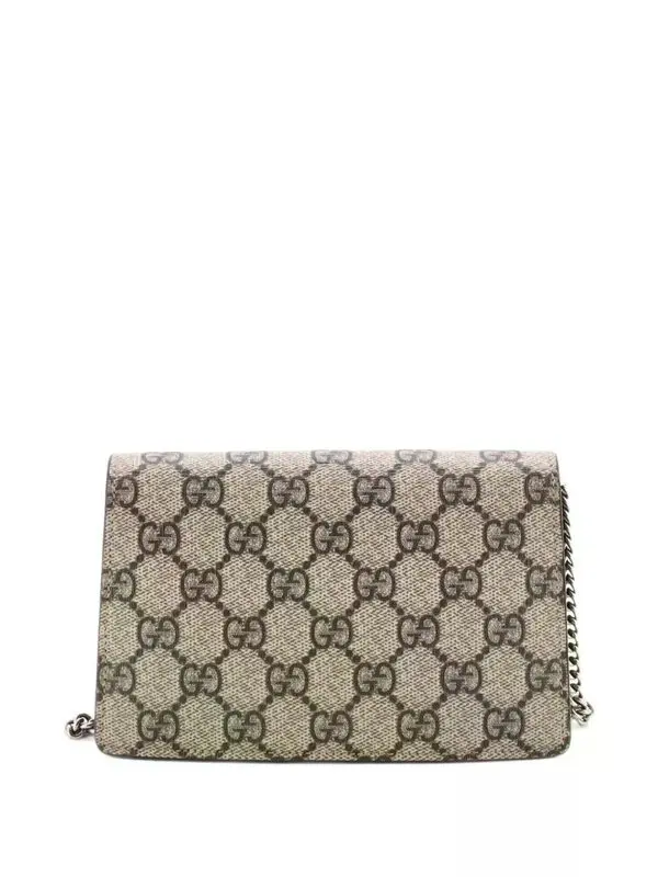 Gucci Dionysus Bag Gg Coated Canvas Super Mini Crossbody Bag