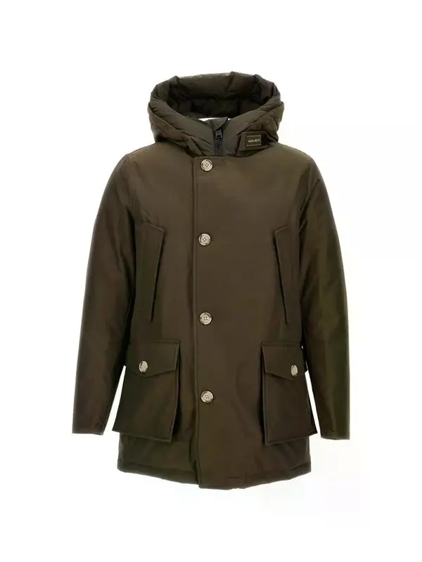 Woolrich Hooded Zip-up Coat
