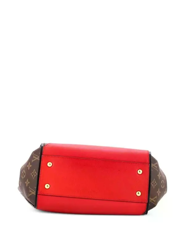 LOUIS VUITTON Kimono Handbag Monogram Canvas And Leather Mm Tote Bag - Red