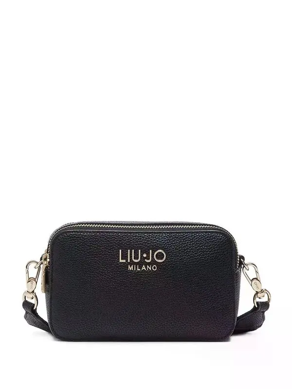 Liu Jo Grained Effect Crossbody Bag - Black