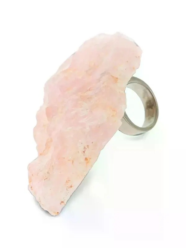 Dsquared2 Rose Quartz Ring - Silver