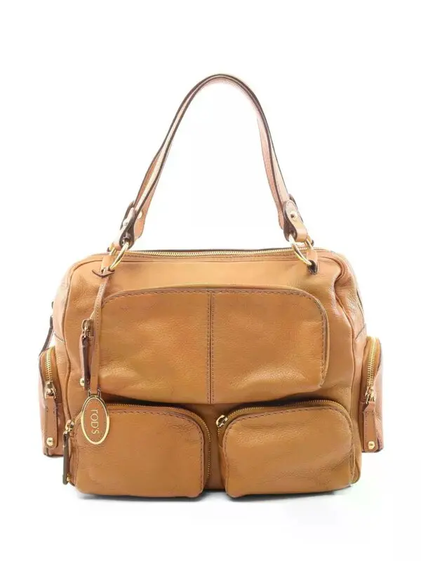TOD'S 2000s Multi-pocket Tote Bag