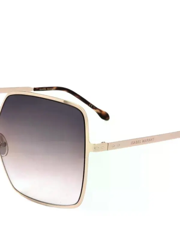 Isabel Marant Étoile Square Frame Sunglasses - Gold