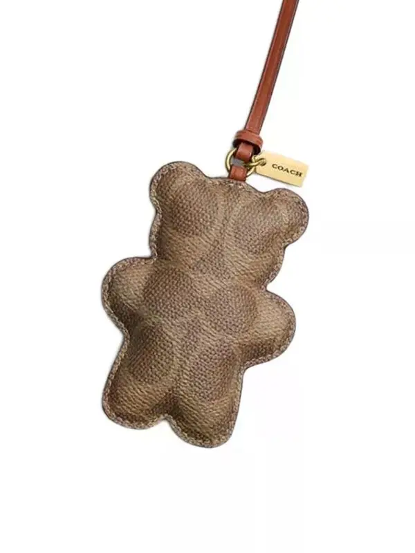 COACH Bear Puffy Bag Charm