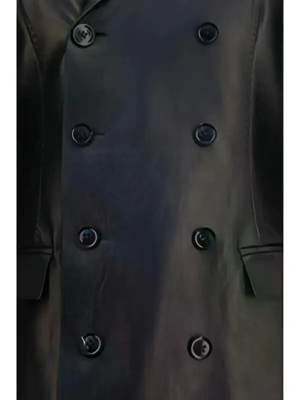 TOM FORD Double-breasted Calf Leather Coat
