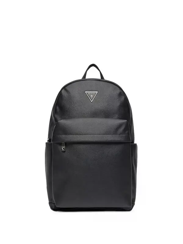 Guess Elvis Triangle-logo Backpack - Black