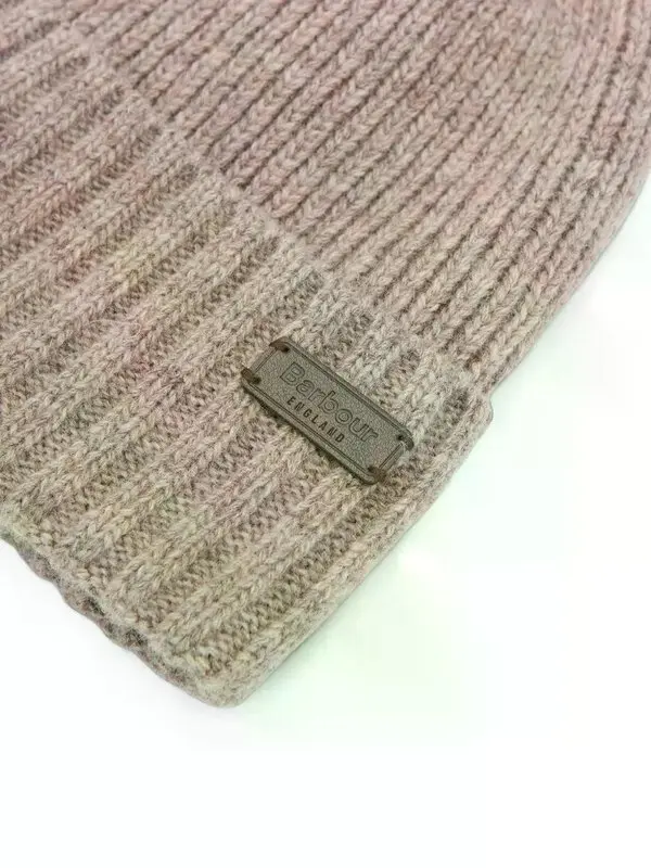 Barbour Carlton Ribbed-knit Beanie Hat