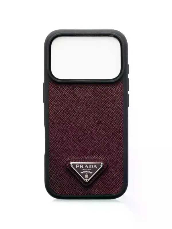 Prada Saffiano Leather Case For Iphone 17 Pro