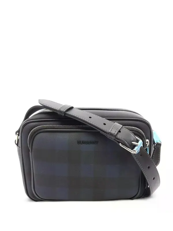 Burberry Paddy Check Shoulder Bag - Blue