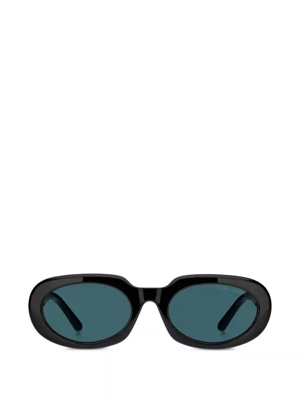 Marc Jacobs Oval-frame Sunglasses - Black