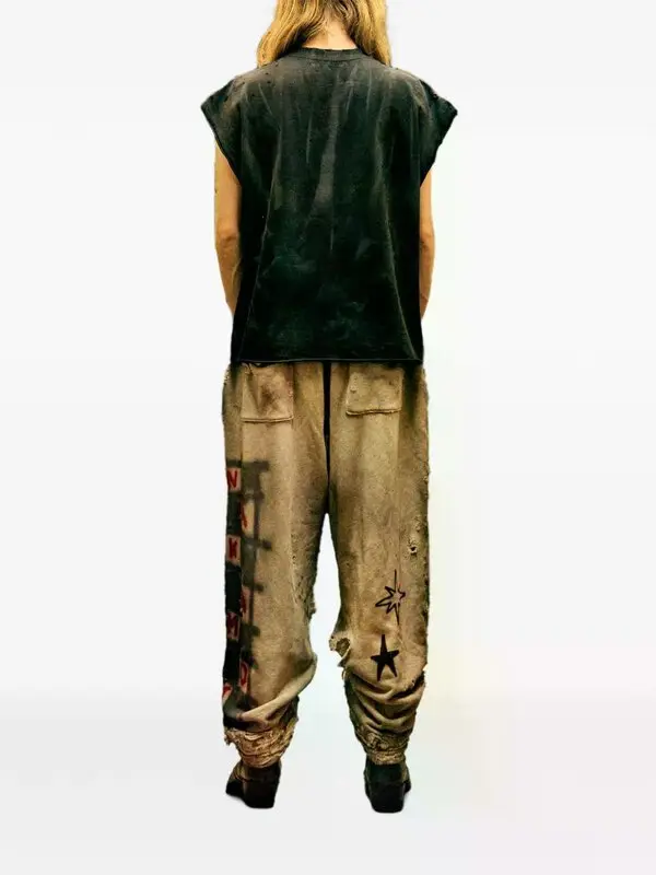 SATOSHI NAKAMOTO Chat Gptee Slogan-print Distressed T-shirt