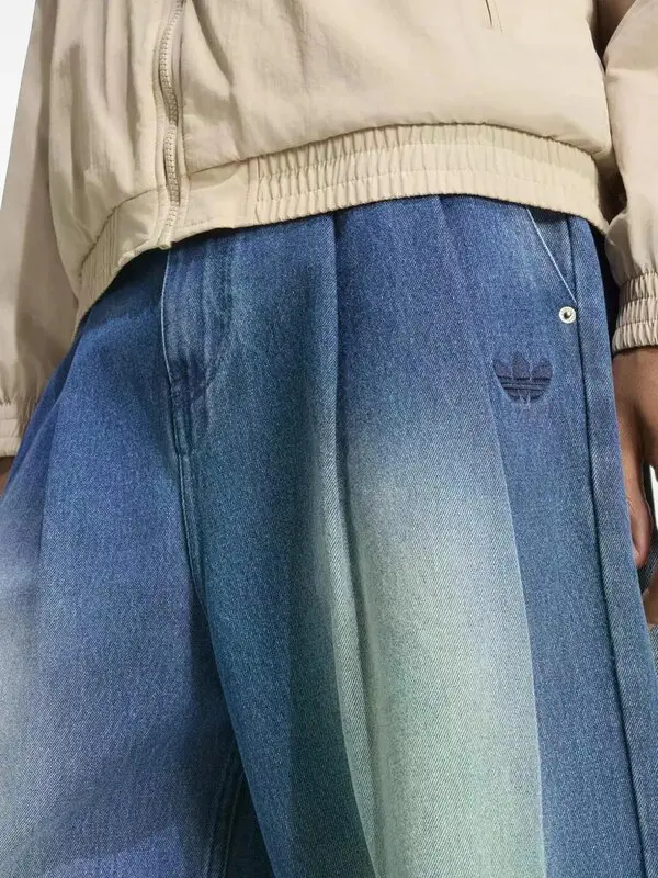 Adidas Faded Wide-leg Jeans