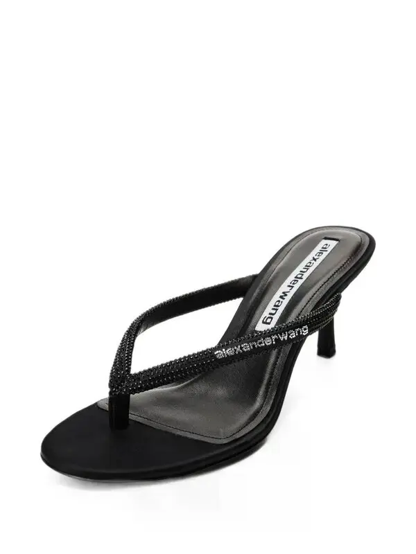 Alexander Wang Courtney 65mm Thong Logo Sandals