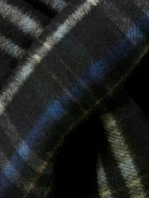 Claudie Pierlot Double-sided Check Scarf - Black