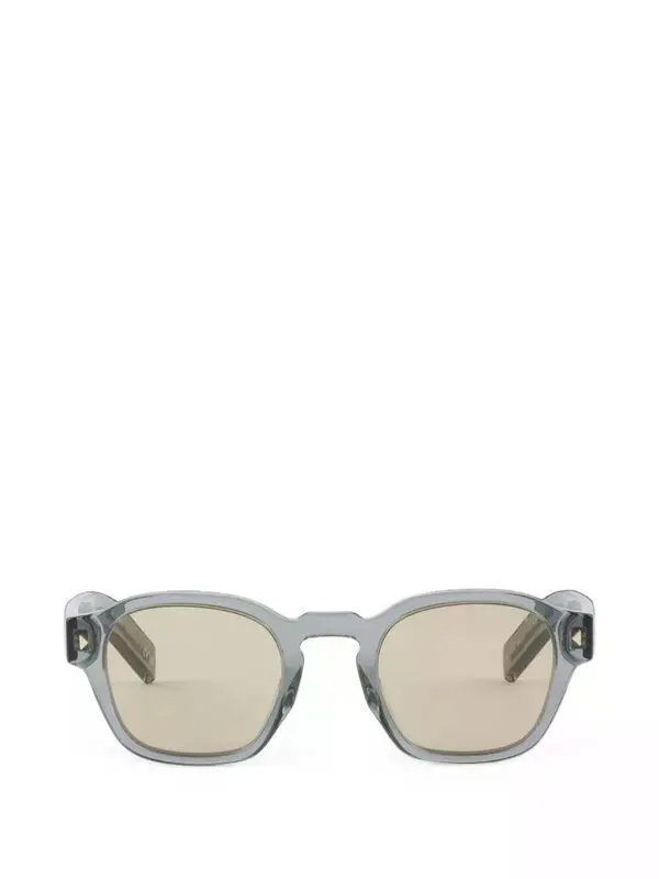 Prada Sunglasses With The Iconic Metal Plaque - Grey