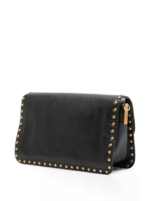 Pinko Small Love Birds Stud-embellished Shoulder Bag