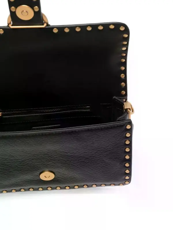 Pinko Small Love Birds Stud-embellished Shoulder Bag