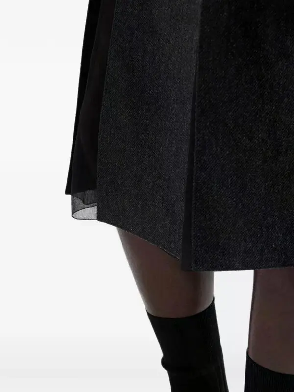 Prada Double Wool Midi-skirt