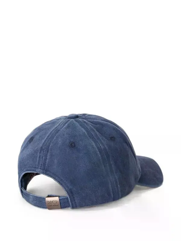 MC2 SAINT BARTH Davis Embroidered Denim Baseball Cap